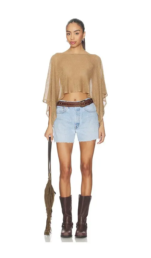MORE TO COME Orson Knit Poncho
