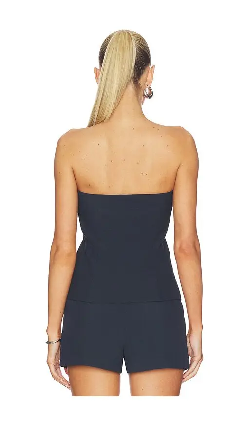 NIA Strapless Buttoned Top