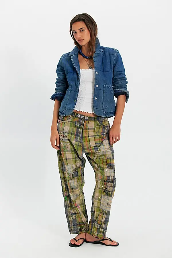 MAGNOLIA PEARL Plaid Miner Pants - Multicolor