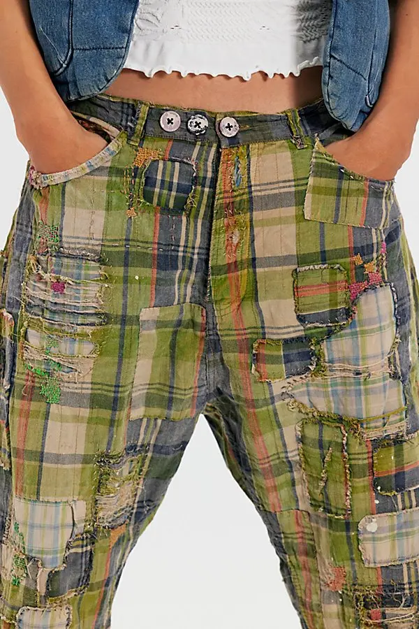 MAGNOLIA PEARL Plaid Miner Pants