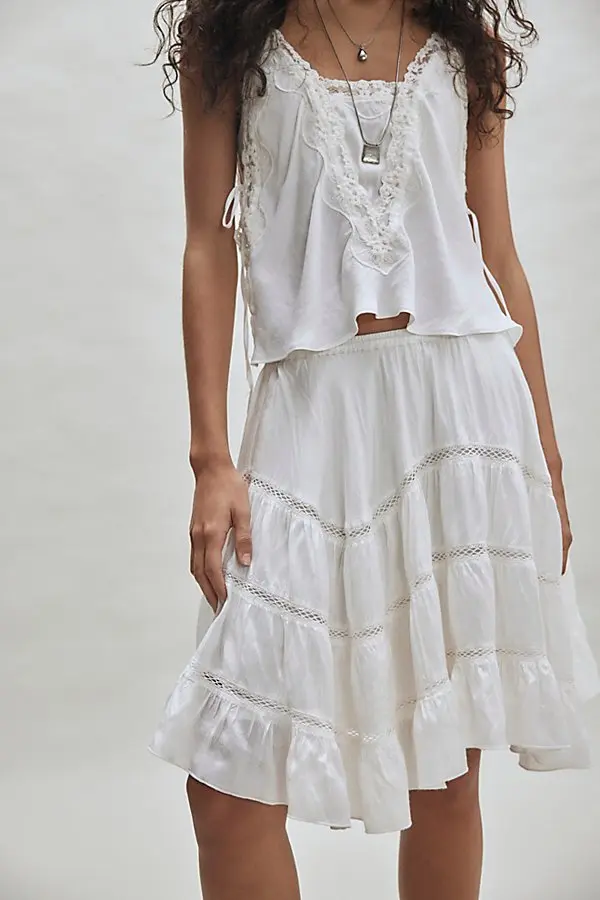Free People Washed Nora Skirt