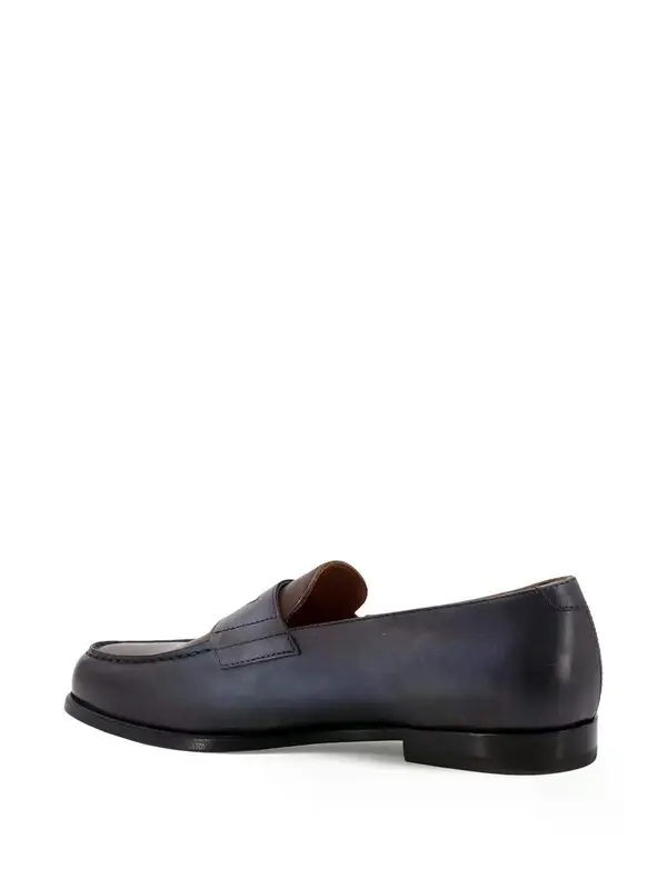 DOUCAL'S Leather Penny Loafers