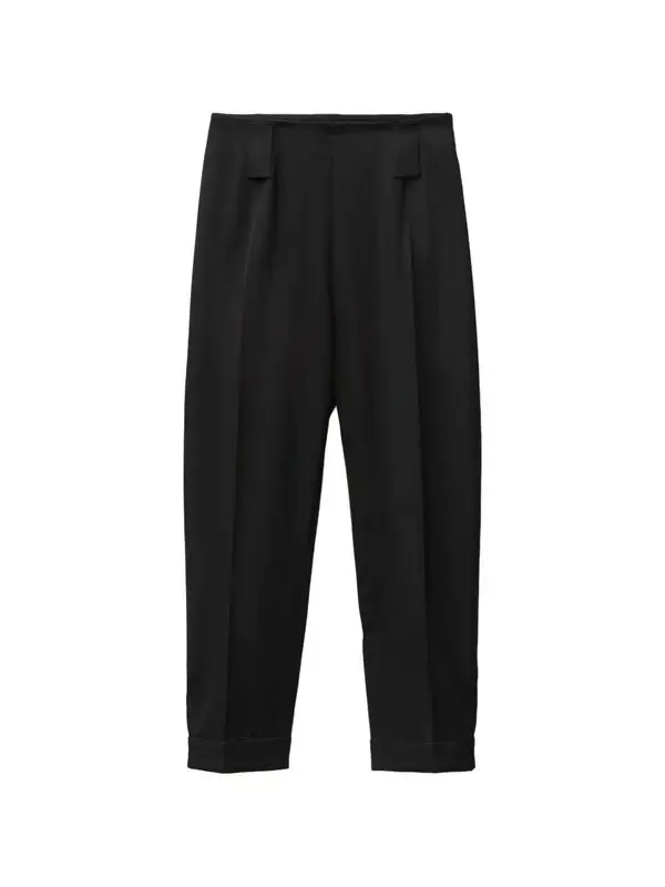 Versace Button Detail Trousers - Black