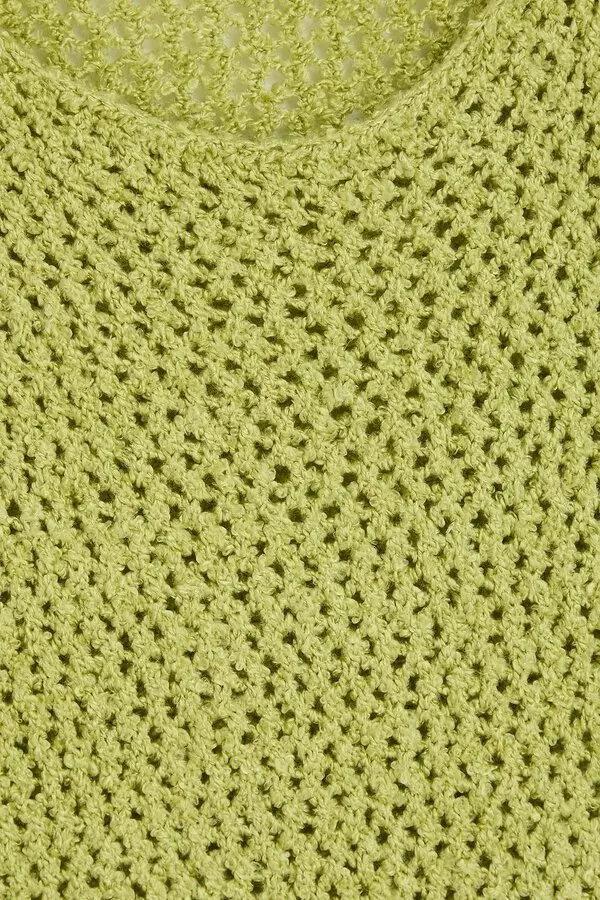 THE ELDER STATESMAN Bouclé-knit Mulberry Silk Mini Dress