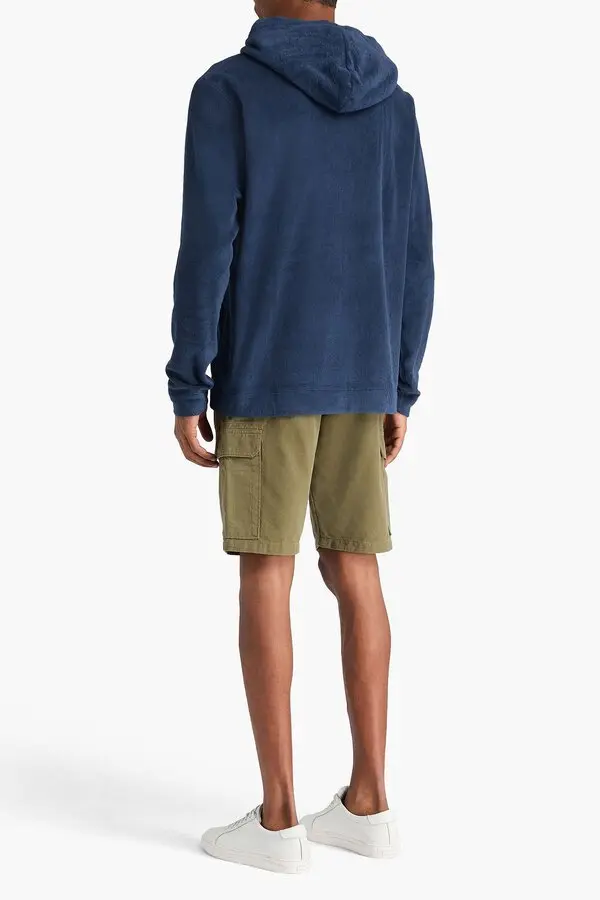 Orlebar Brown Blaine Modal-blend Fleece Hoodie - Navy