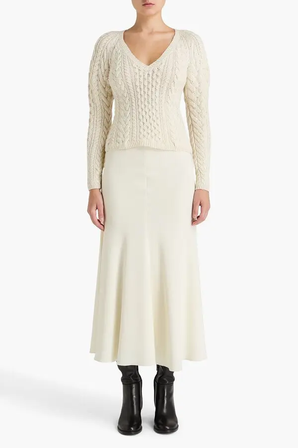 Gabriela Hearst Cable-knit Cashmere Sweater