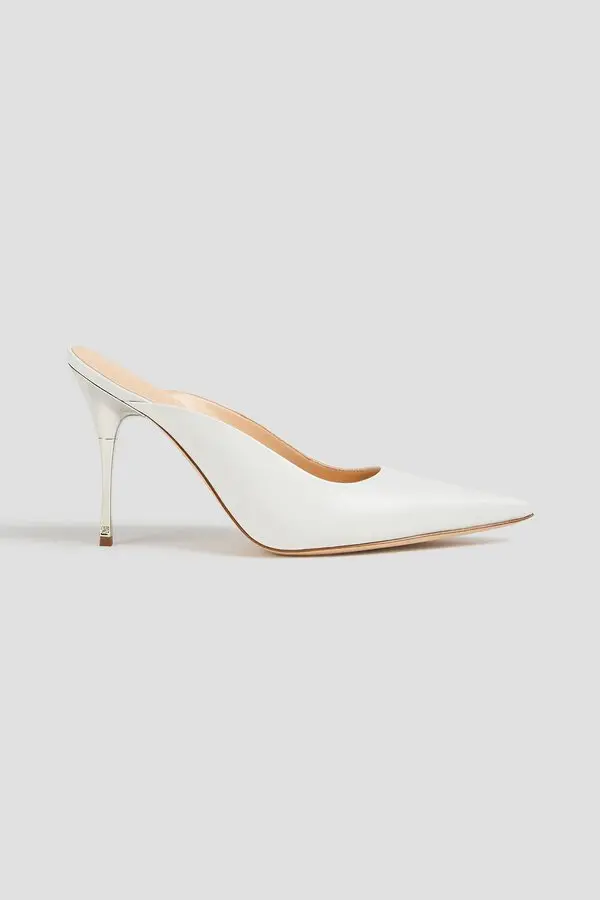 Magda Butrym Leather Mules - White