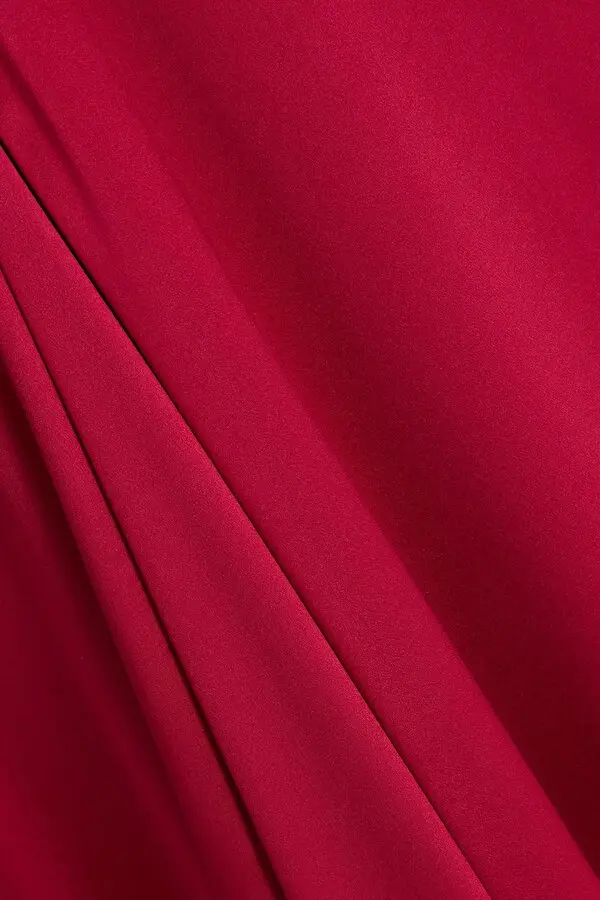 ROKSANDA Hayat Pleated Silk-satin Midi Dress