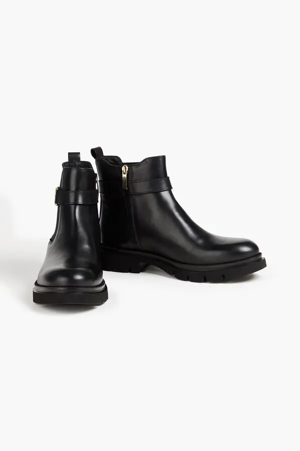 Bally Weniska Embellished Leather Chelsea Boots