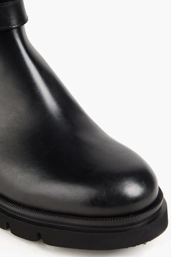 Bally Weniska Embellished Leather Chelsea Boots