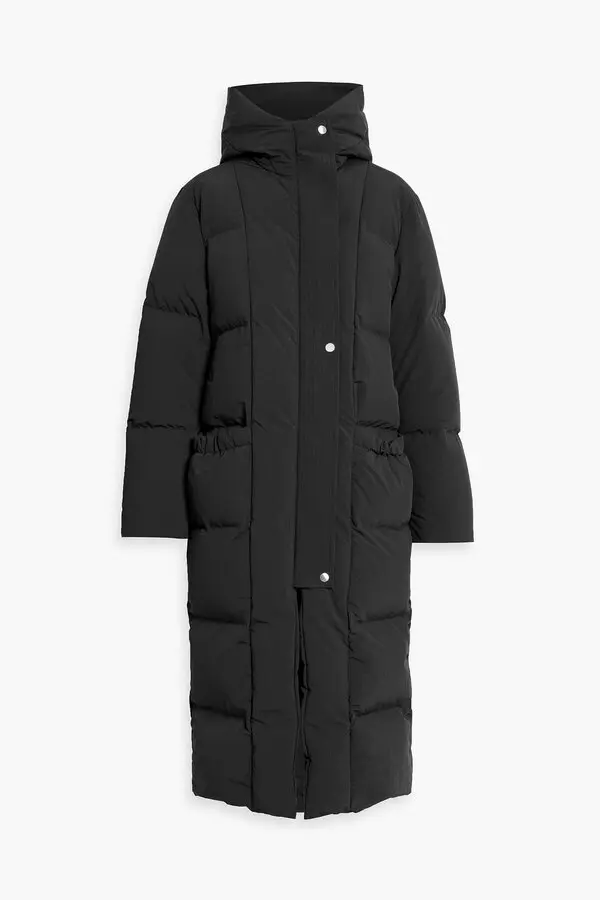 JIL SANDER Quilted Shell Hooded Down Coat