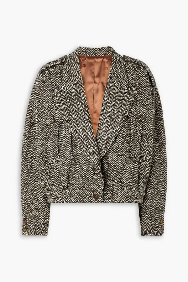 BLAZÉ MILANO Popoff Serama Herringbone Woolblend Jacket