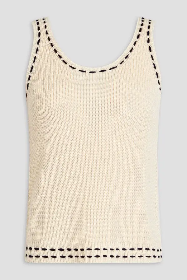 Zimmermann Ribbed Cotton Top