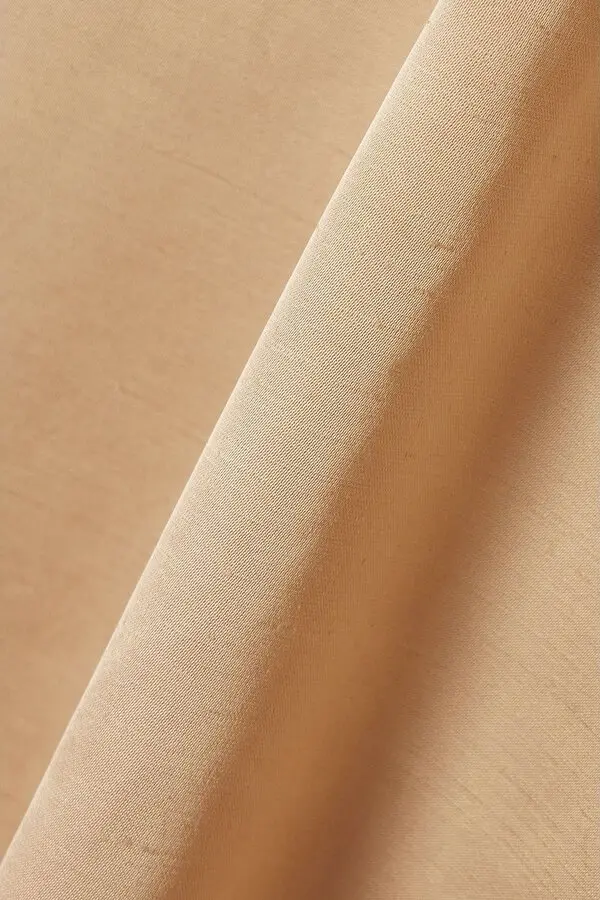 ESSE STUDIOS Gilded Satin Maxi Skirt - Sand