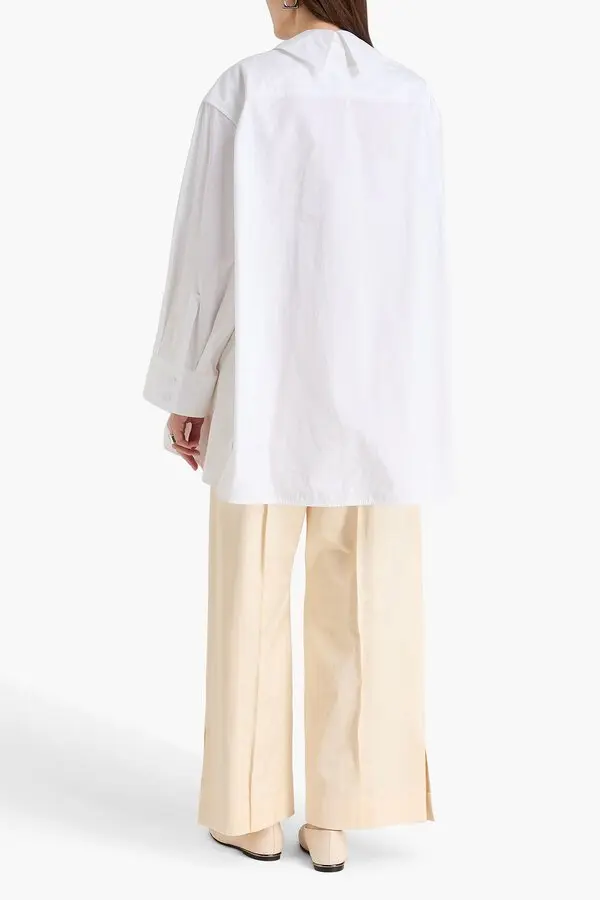 JIL SANDER Oversized Cottonpoplin Shirt