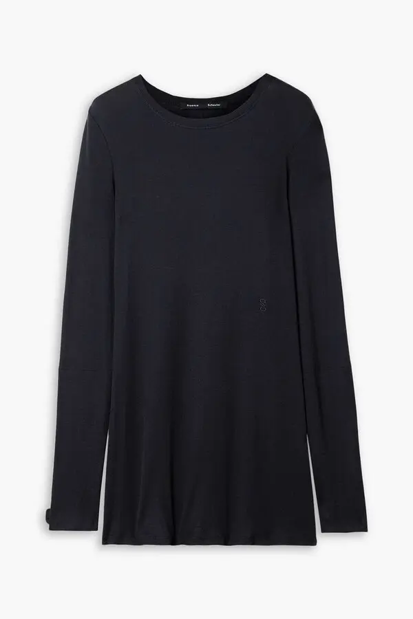 Proenza Schouler Kaiya Tencel™ Lyocellblend Top - Midnight Blue