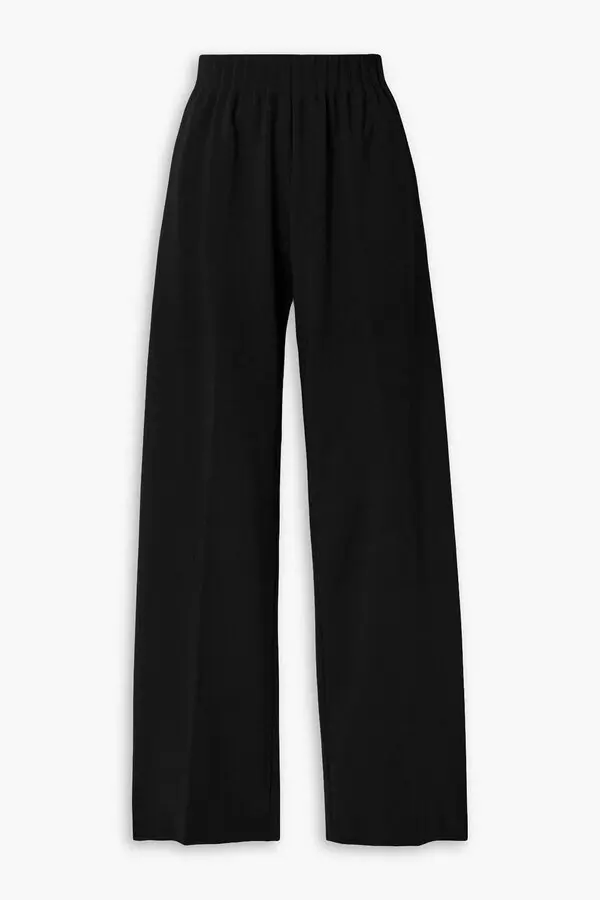 FFORME Maud Woolblend Crepe Wideleg Pants