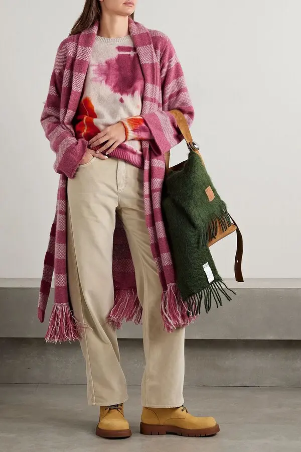 THE ELDER STATESMAN Rorschach Malibu Tie-dyed Cashmere Sweater