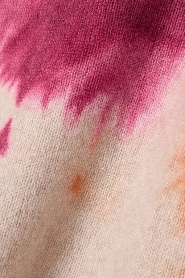 THE ELDER STATESMAN Rorschach Malibu Tie-dyed Cashmere Sweater