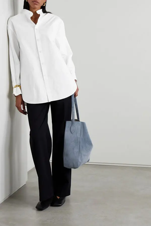 FFORME Oversized Cotton-poplin Shirt