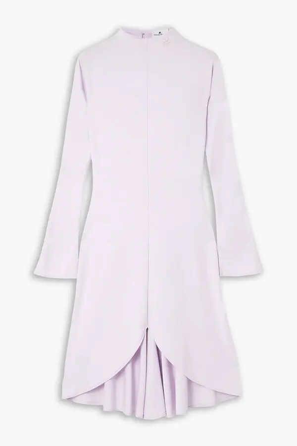 COURREGES Asymmetric Jersey Mini Dress - Lilac