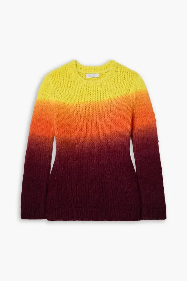 Gabriela Hearst Pallas Dégradé Brushedcashmere Sweater - Multicolor