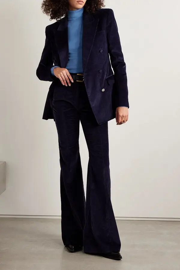 Gabriela Hearst Wool, Cashmere And Silk-blend Turtleneck Sweater - Light Blue