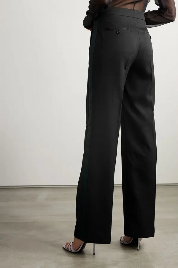 Isabel Marant Scarly Wooltwill Straightleg Pants