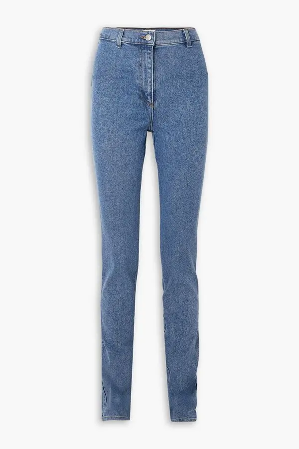 Magda Butrym Highrise Straightleg Jeans - Mid Denim