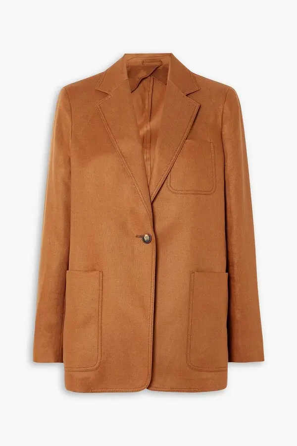 Max Mara Boemia Linentwill Blazer - Camel