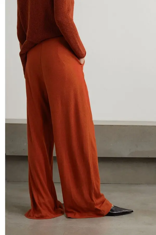 Max Mara Leisure Brina Linen-blend Gauze Wide-leg Pants