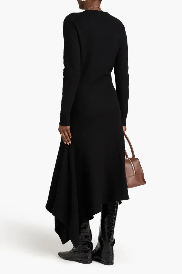 JIL SANDER Asymmetric Wool Dress