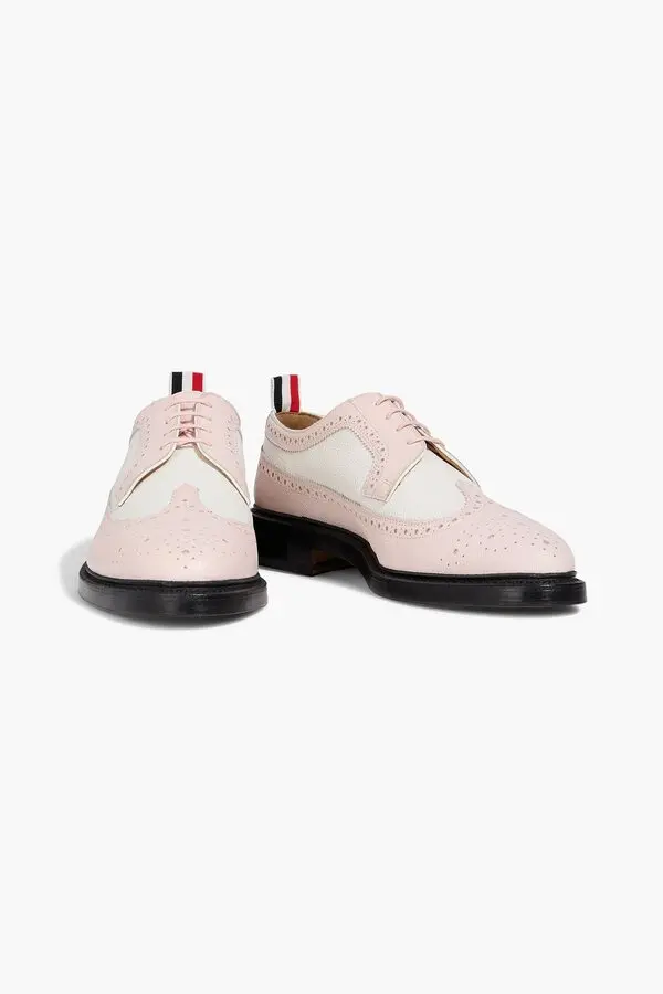 Thom Browne Twotone Pebbledleather Brogues