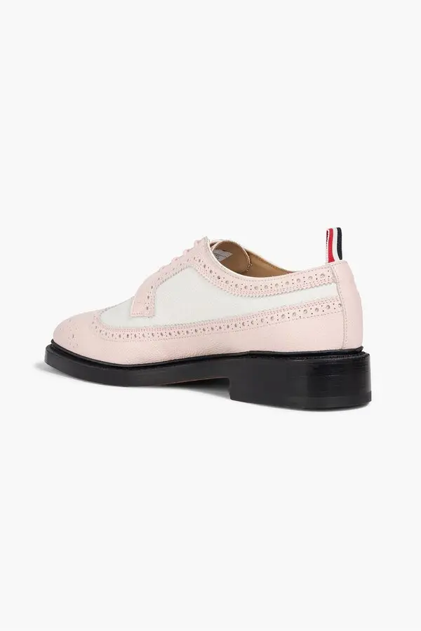 Thom Browne Twotone Pebbledleather Brogues
