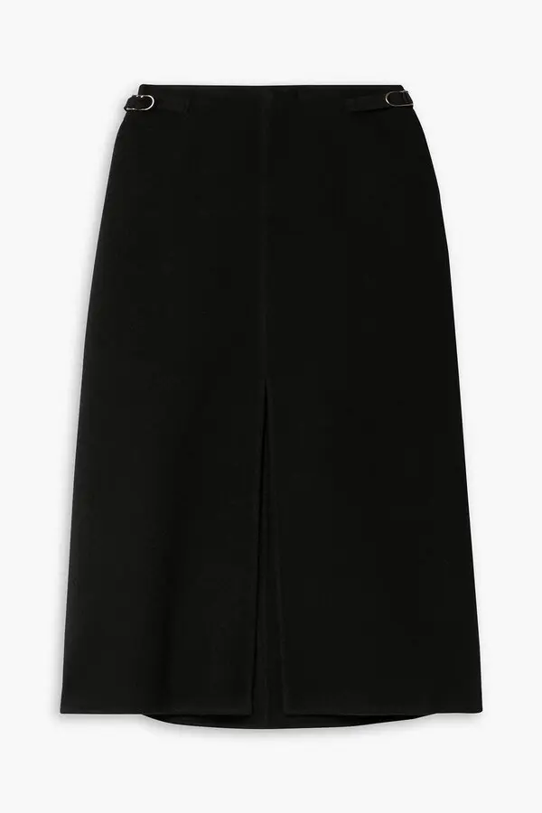 Gabriela Hearst Morelos Cashmere-felt Midi Skirt