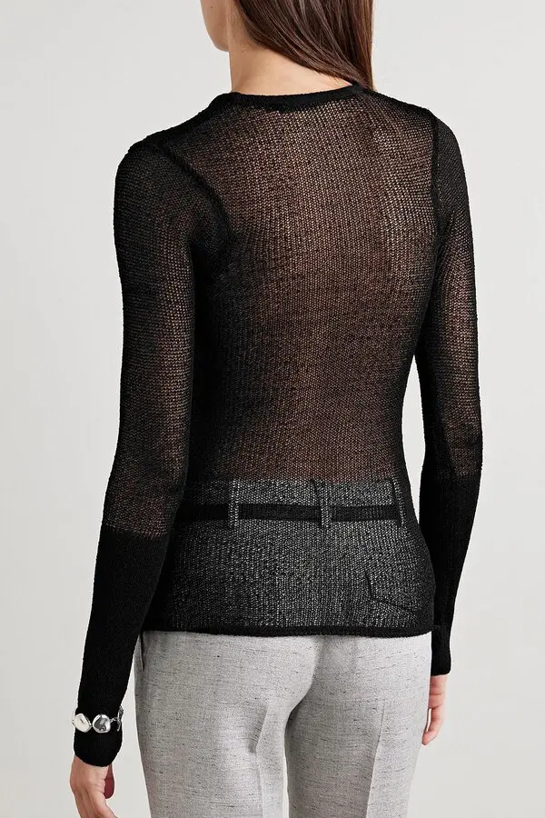 Proenza Schouler Willa Two-tone Knitted Sweater