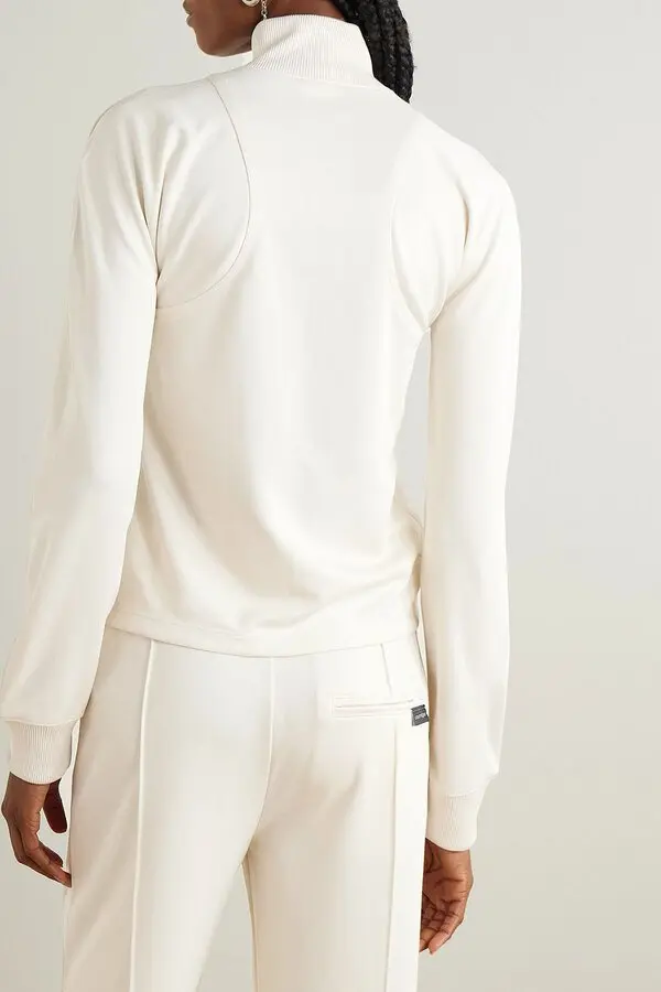 COURREGES Interlock Appliquéd Jersey Track Jacket