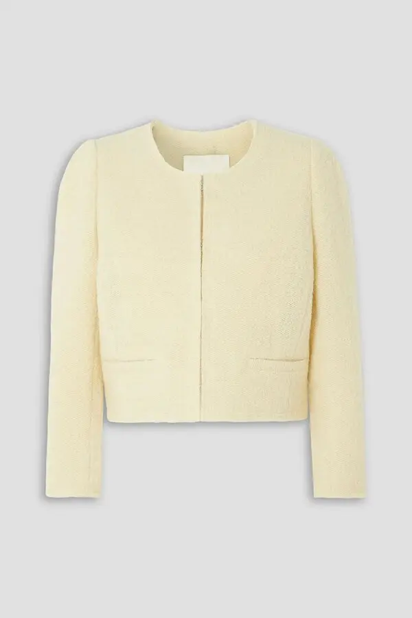 Isabel Marant Pully Woolblend Tweed Jacket - Ivory