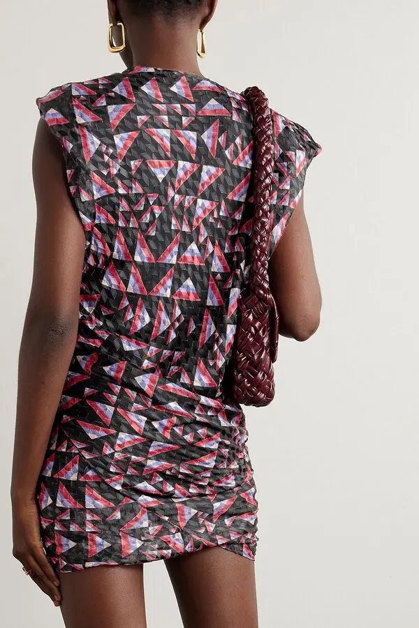 Isabel Marant Printed Dévorévoile Mini Dress