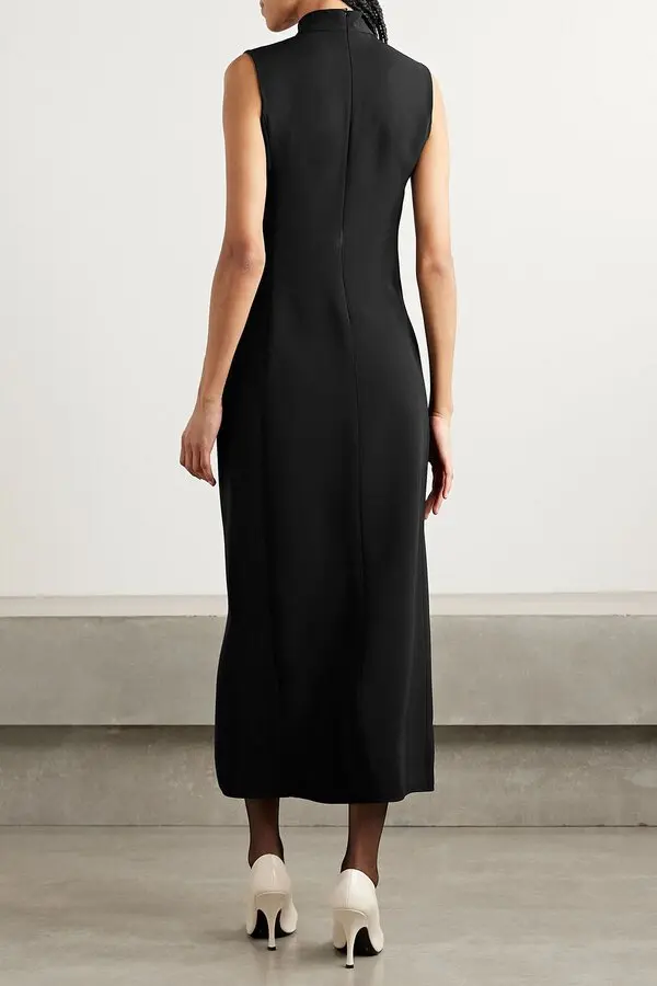 Veronica De Piante Leah Crepe Midi Dress