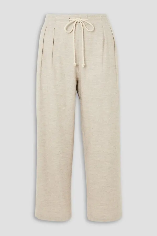 Maria Mcmanus Cotton And Wool-blend Straight-leg Pants