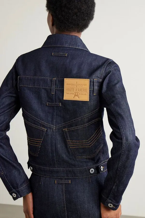 JEAN PAUL GAULTIER Topstitched Denim Jacket