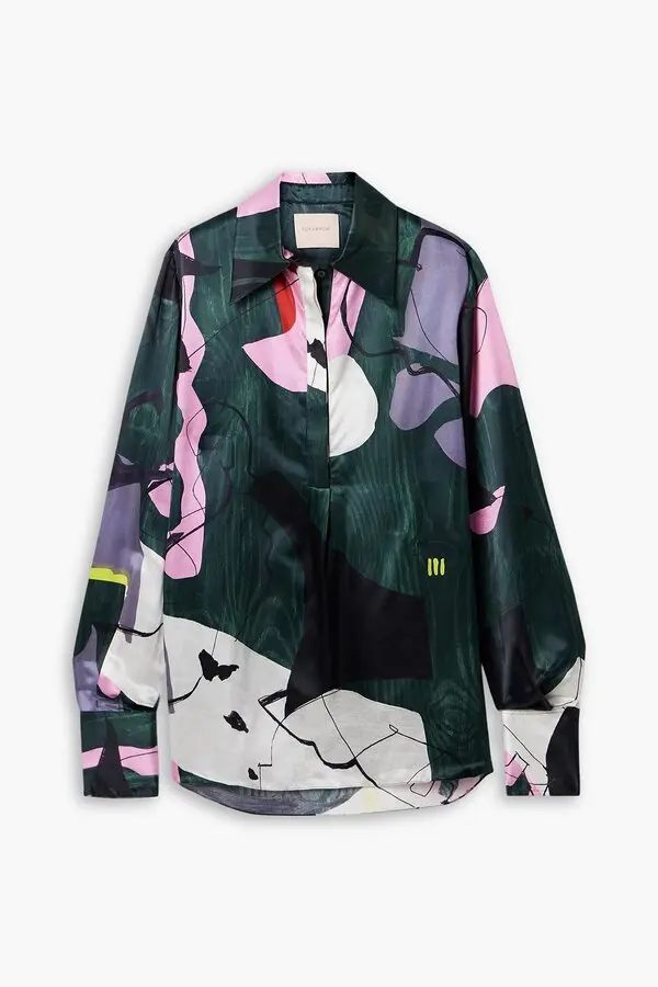 ROKSANDA Printed Satin Shirt