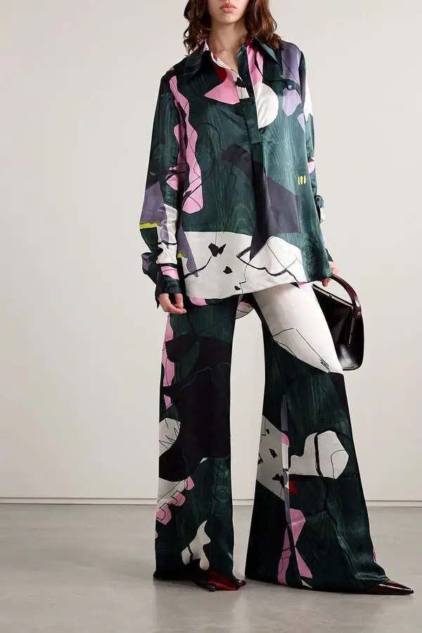 ROKSANDA Printed Satin Shirt