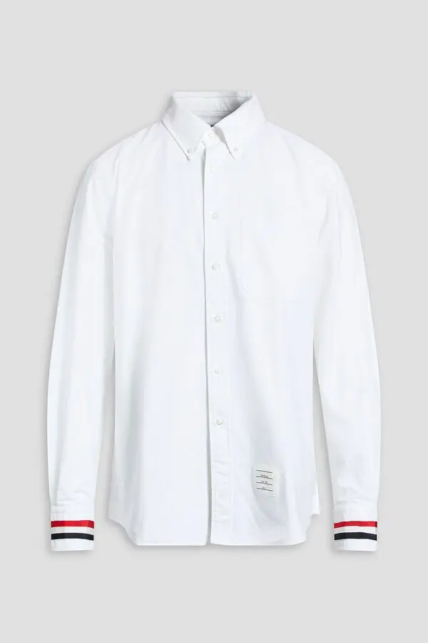 Thom Browne Cotton Oxford Shirt - White