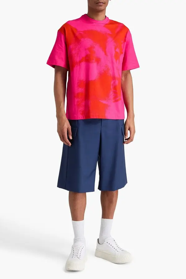 JIL SANDER Tiedyed Cottonjersey Tshirt