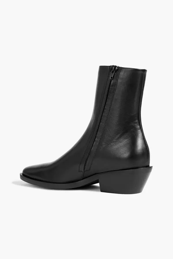 A.emery Hudson Leather Ankle Boots