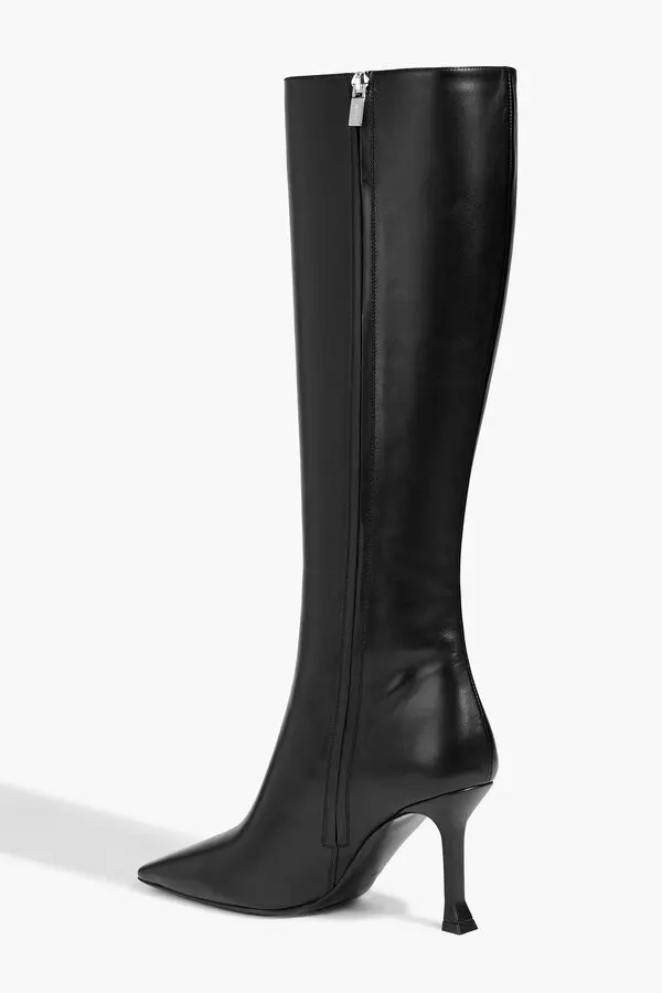 FERRAGAMO Saskia Leather Knee Boots