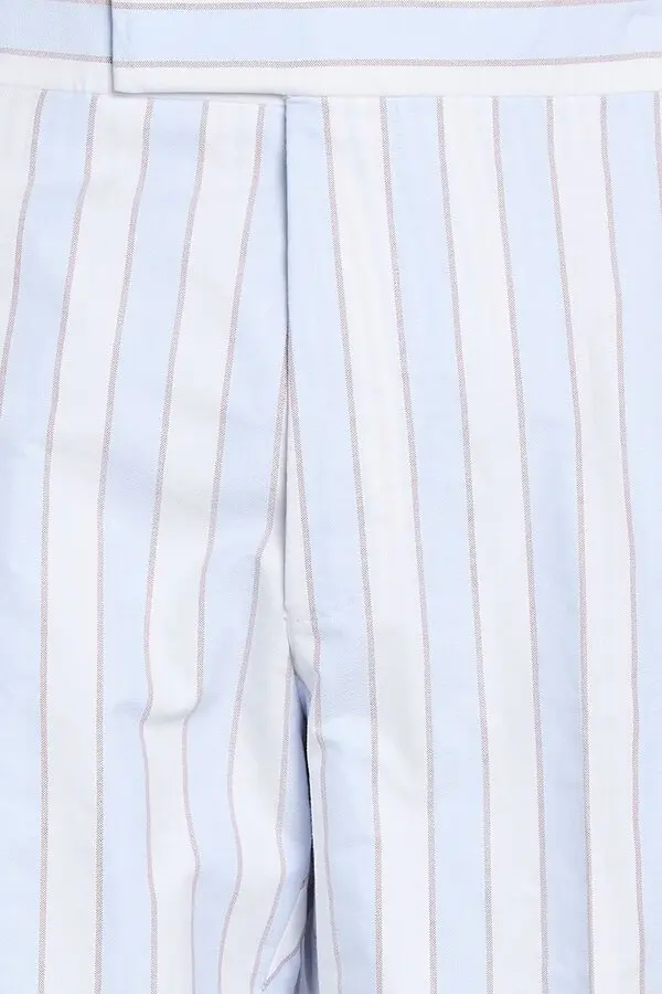 Thom Browne Striped Cotton-piqué Shorts