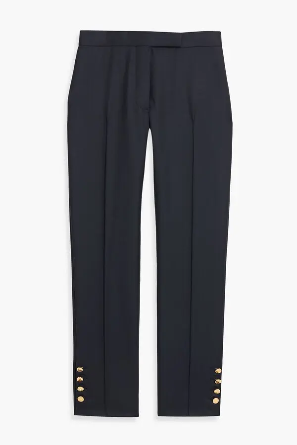 Thom Browne Cropped Wooltwill Slimleg Pants